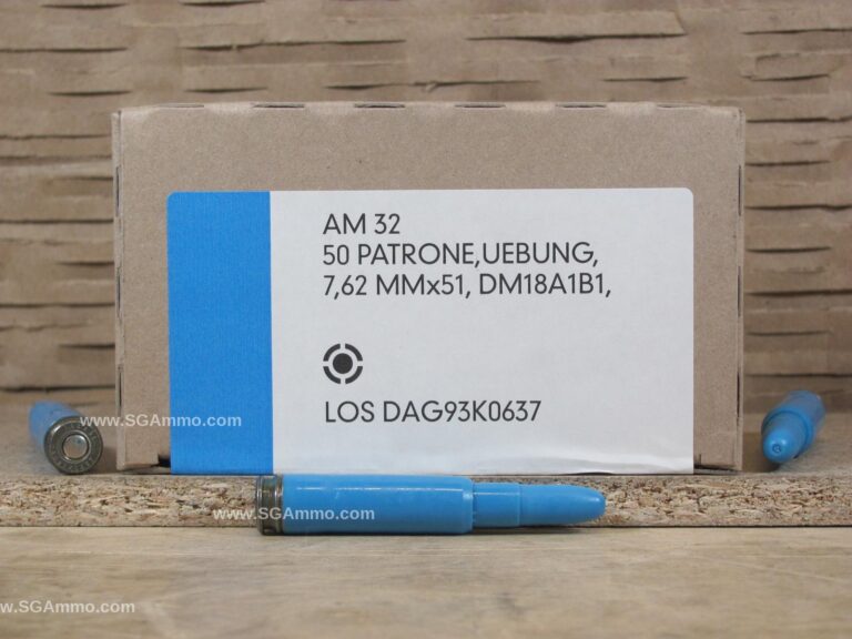 1000 Round Case – 7.62×51 German SRTA Low Recoil Short Range Training ...