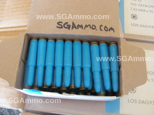 500 Round Pack – 7.62×51 German SRTA Low Recoil Short Range Training ...