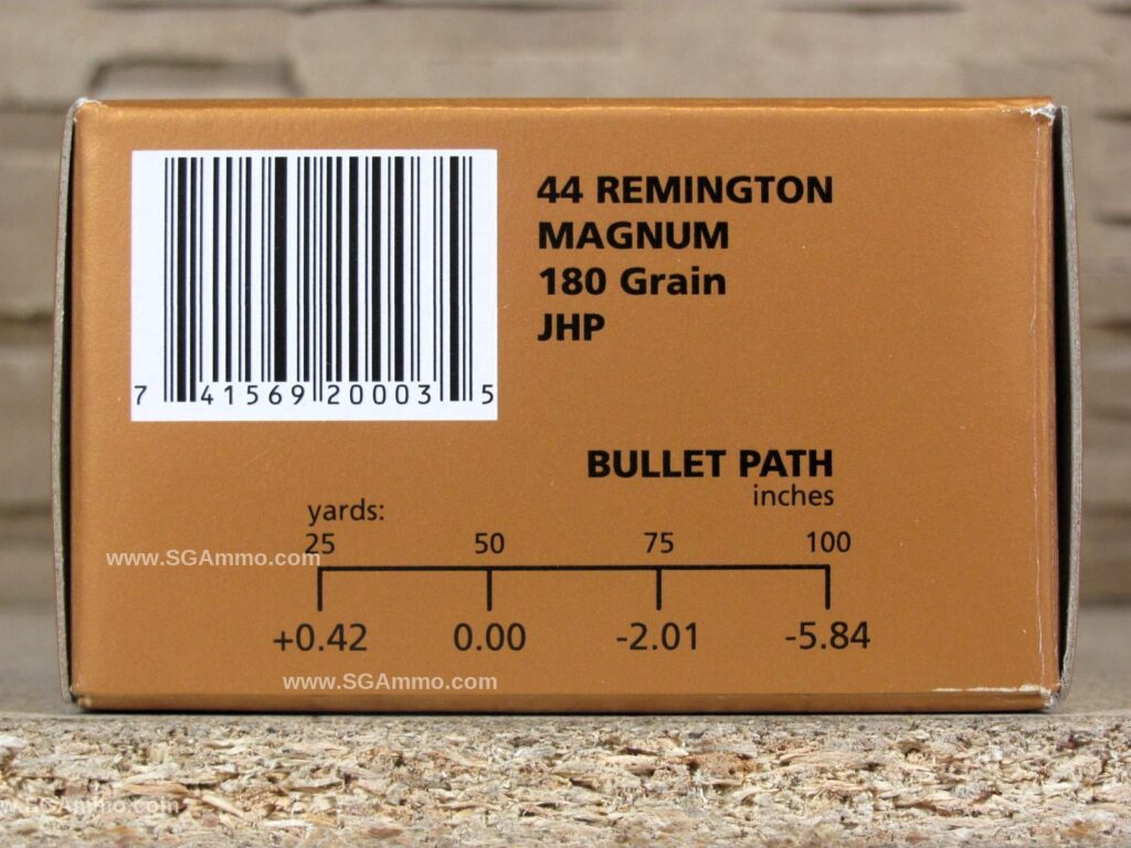 500 Round Case – 44 Magnum PMC 180 Grain JHP Ammo – 44B – Bulk Ammo For ...
