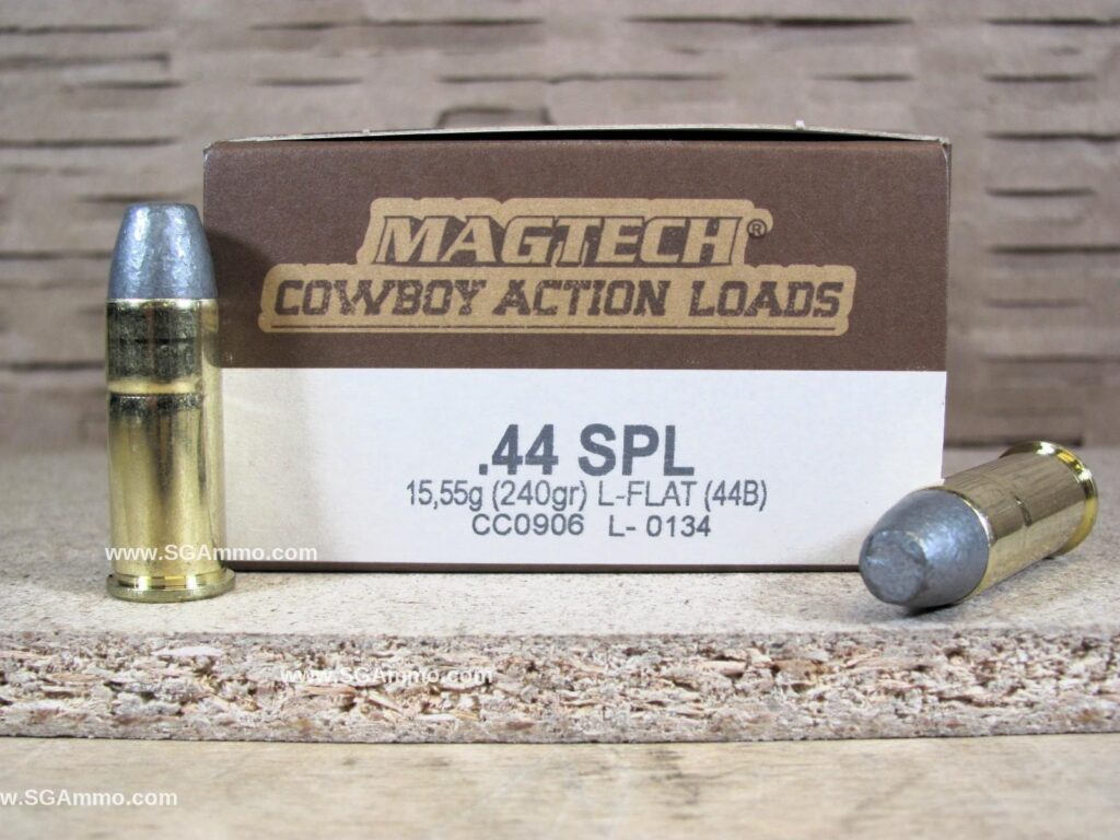 50 Round Box – 44 Special 240 Grain Lead Flat Nose Ammo by Magtech ...
