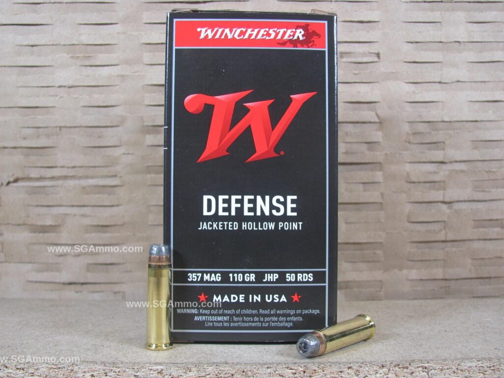500 Round Case – 357 Magnum 110 Grain JHP Hollow Point Winchester Ammo ...
