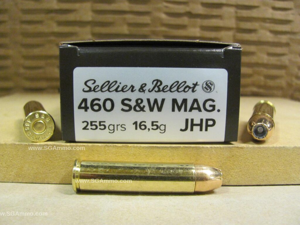 240 Round Case – 460 SW Magnum 255 Grain JHP Ammo by Sellier Bellot ...