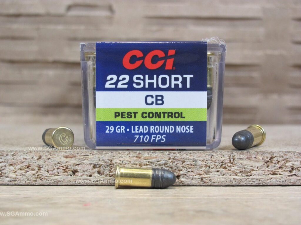 100 Round Box – 22 Short CB 29 Grain 710 FPS Ammo by CCI – 0026 ...