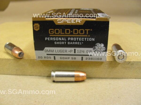 50 Round Box – 9mm High Pressure 147 Grain Jacketed Hollow Point ...