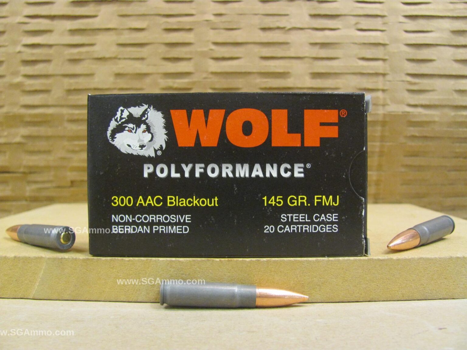 1000 Round Case – 300 Blackout 123 Grain FMJ Magtech Ammo – 300BLKB ...