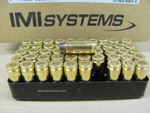 50 Round Box – 9mm Luger +P 124 Grain Di-Cut Jacketed Hollow Point ...