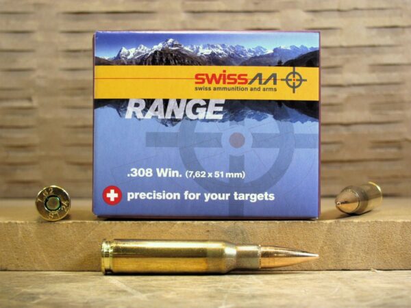 1000 Rounds – .308 Win 147 Grain FMJ Saltech Swiss Precision Range Ammo ...