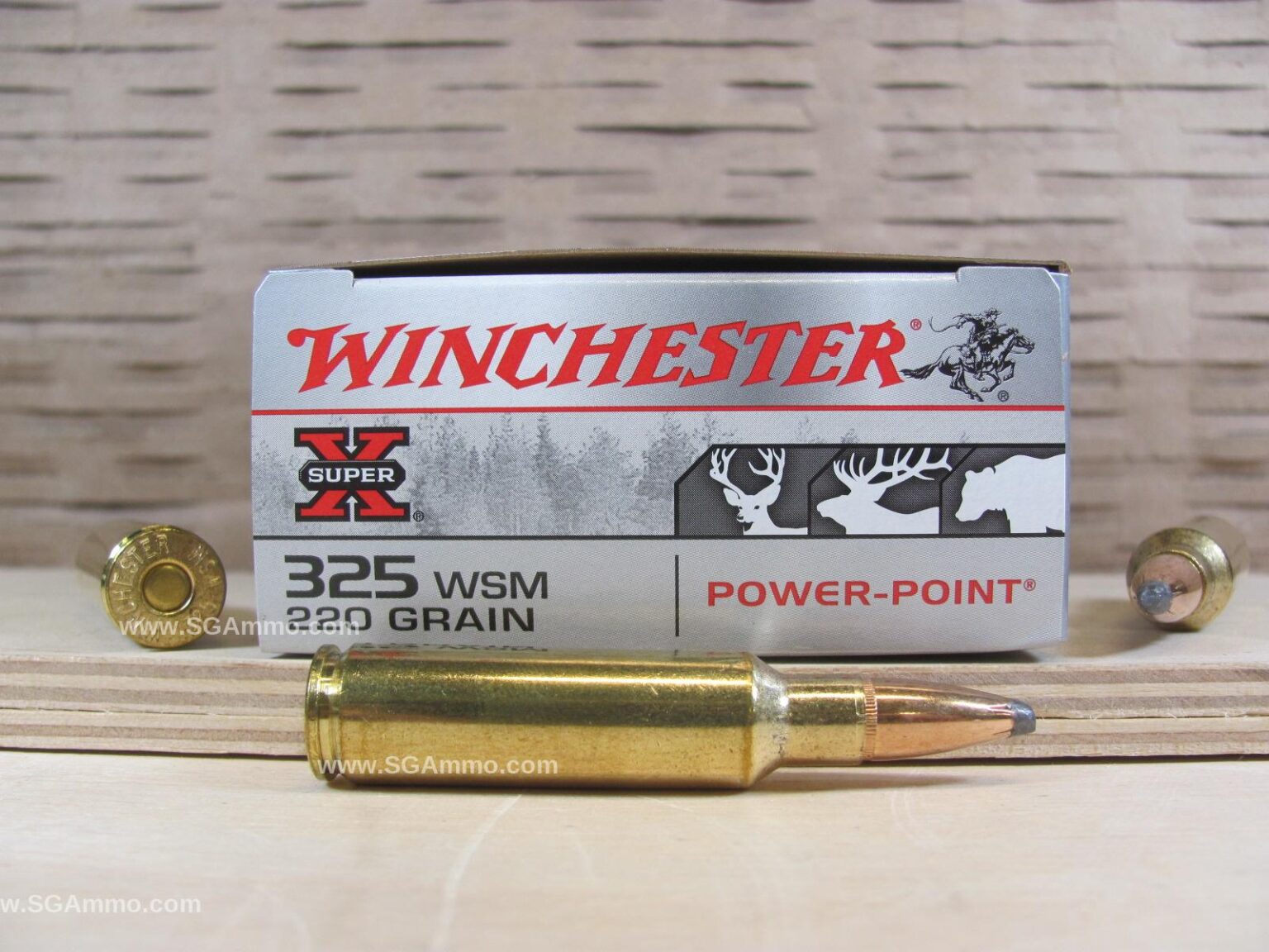 20 Round Box – 325 WSM 220 Grain Winchester Power Point Ammo – X325WSM ...