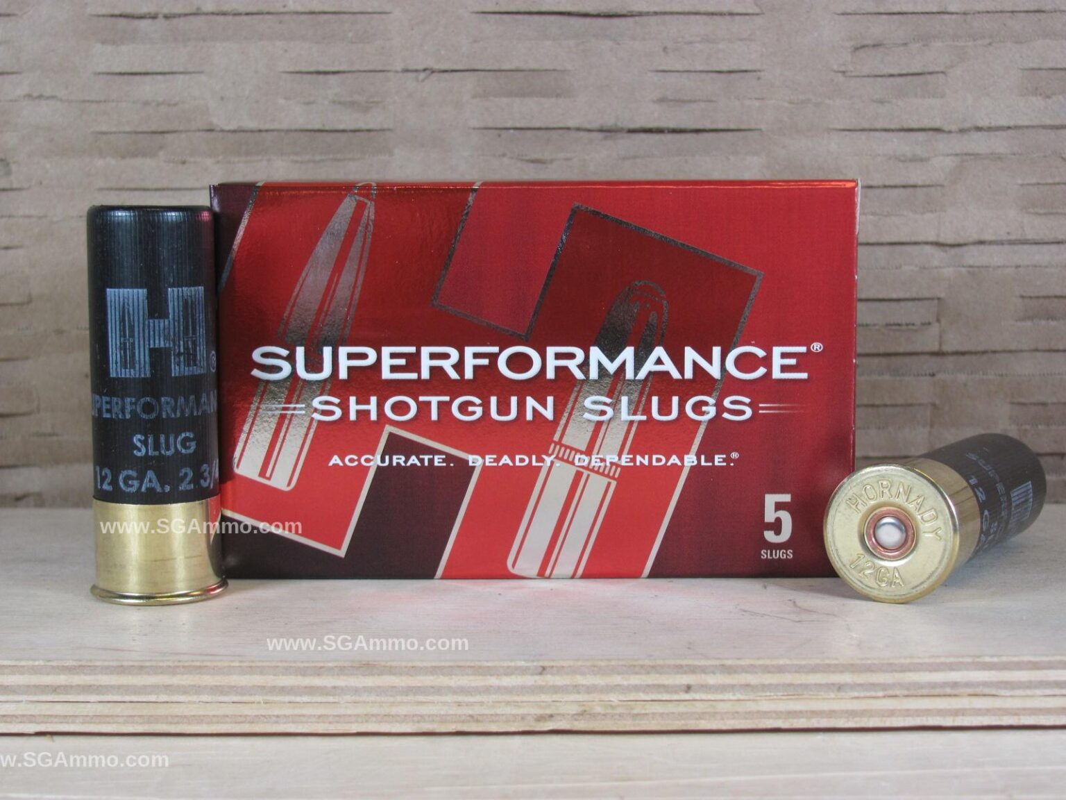 100 Round Case – 12 Gauge 2.75 Inch 300 Grain Monoflex Hornady Sabot ...