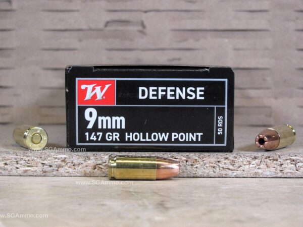 50 Round Box – 9mm High Pressure 147 Grain Jacketed Hollow Point ...