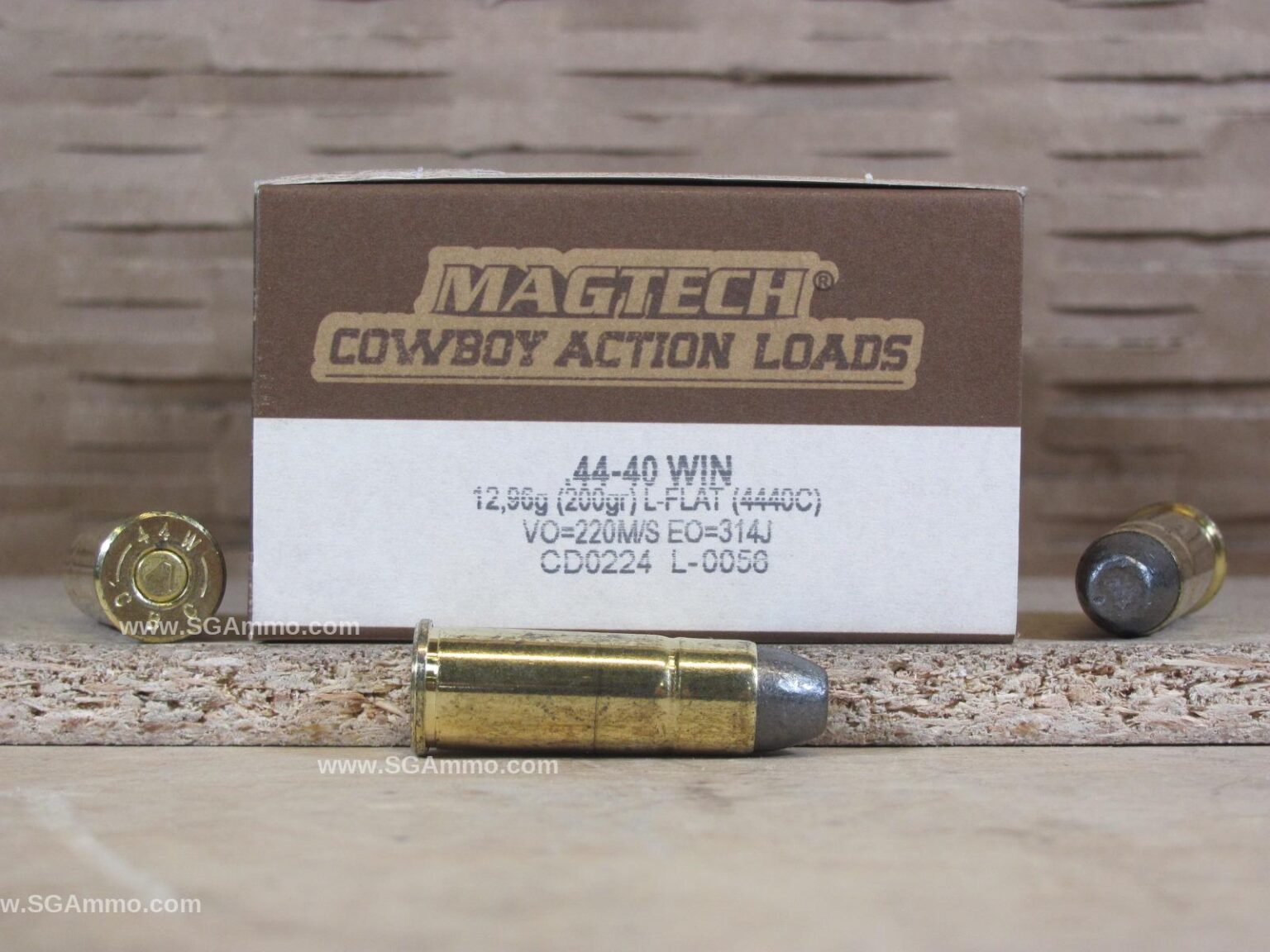 200 Round Case – 44-40 Win 205 Grain Lead Bullet Hornady Cowboy Action ...