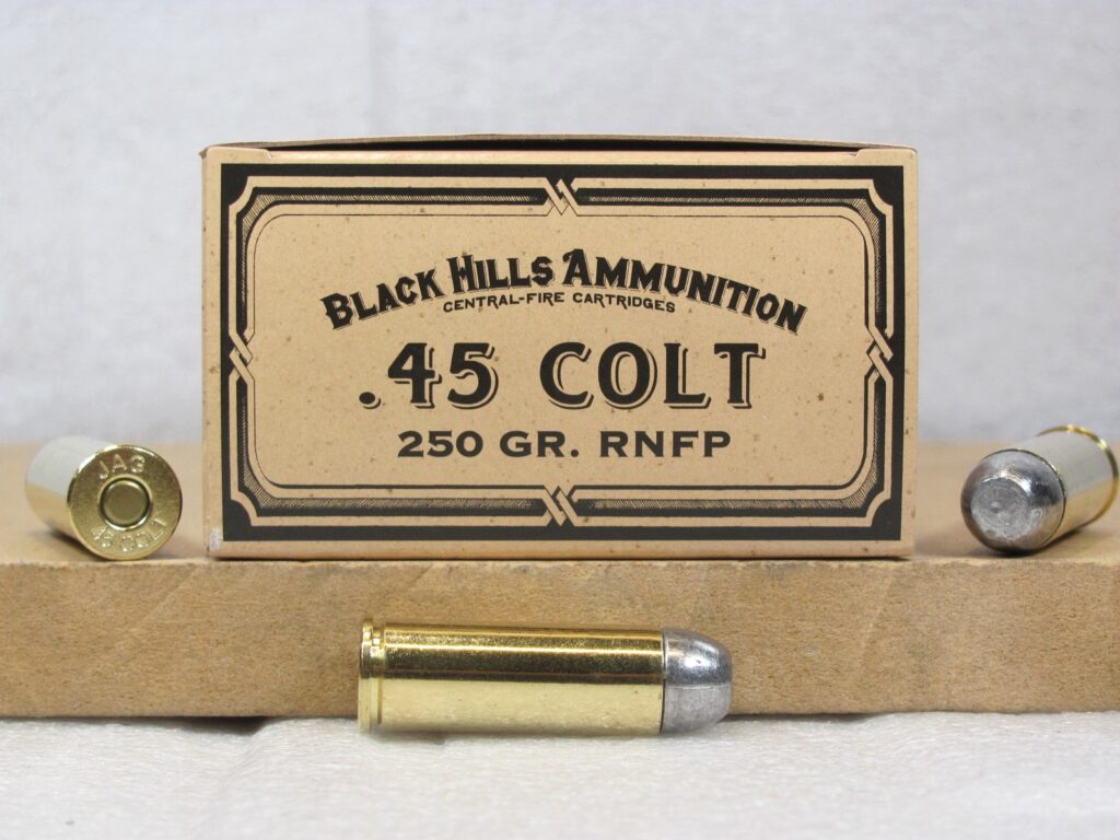 50 Round Box – 45 Colt 250 Grain RNFP Black Hills Ammo – DCB45CLTN1 ...
