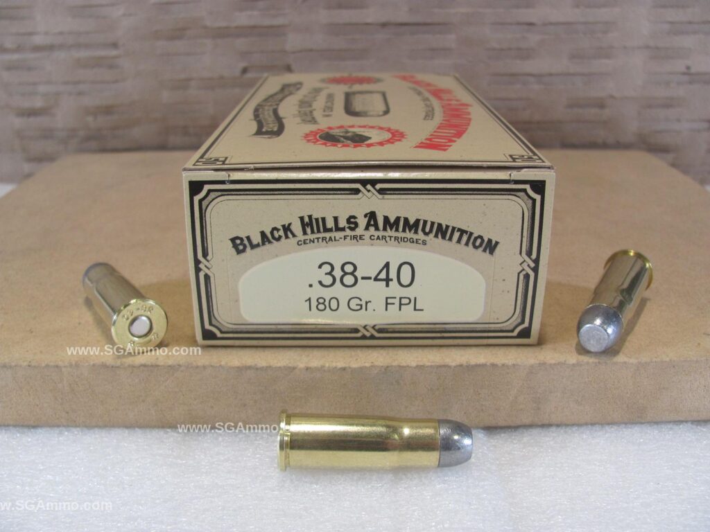 50 Round Box – 38-40 Cowboy Action 180 Grain FPL Black Hills Ammo – DCB3840N1 – Premium Ammo For ...