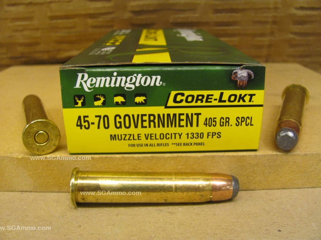 20 Round Box – 45-70 Government 405 Grain SPCL Soft Point Core-Lokt ...