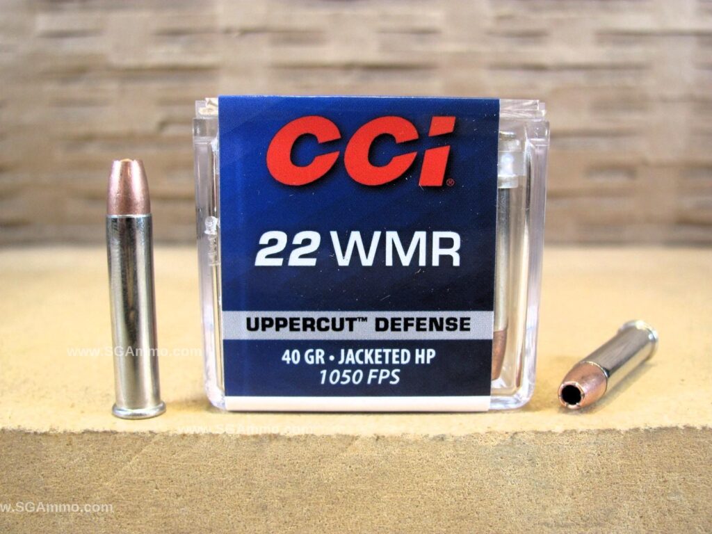 50 Round Box – 22 WMR 40 Grain JHP CCI Uppercut Defense Ammo Optimized ...