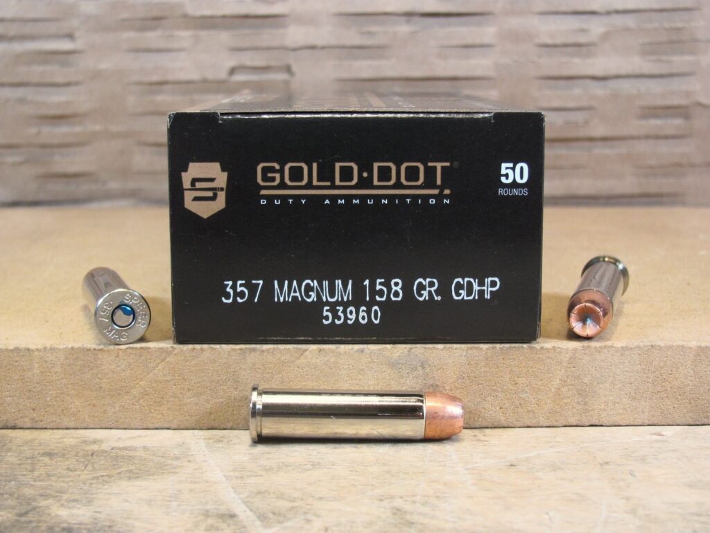 50 Round Box – 357 Magnum 158 Grain GDHP Speer Gold Dot Ammo – 53960 ...