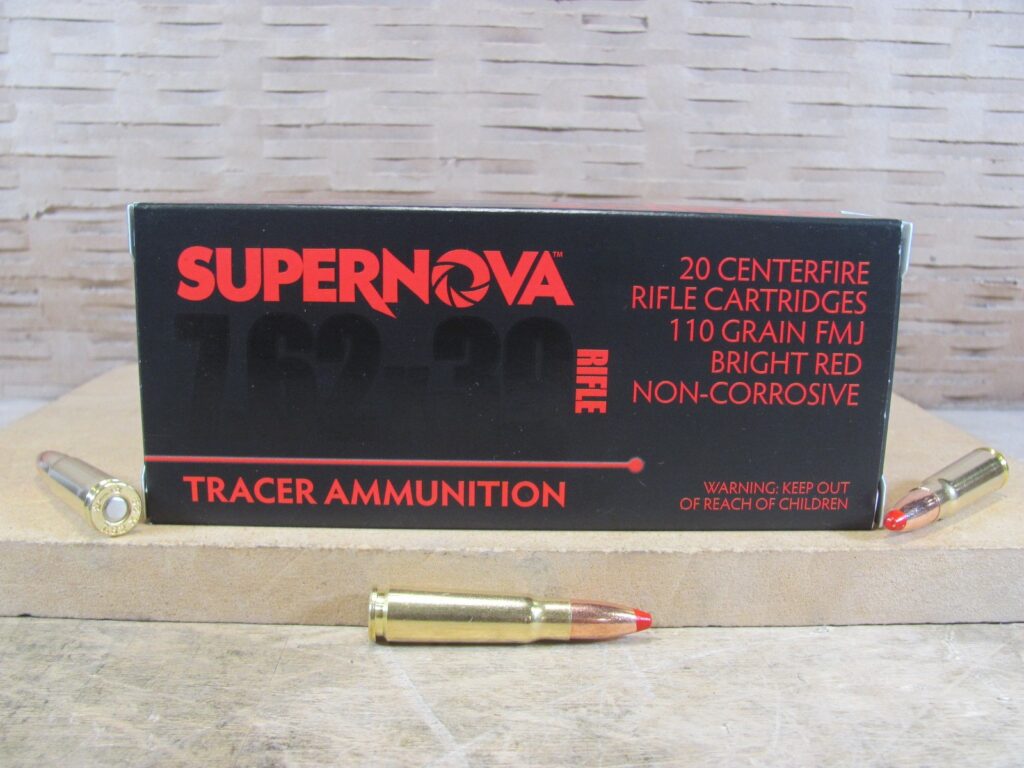 20 Round Box – 7.62×39 Supernova 110 Grain FMJ RED Tracer Piney ...
