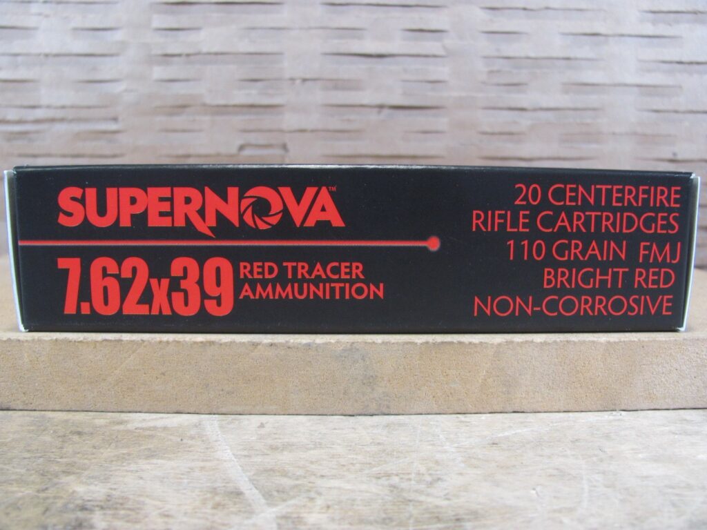 20 Round Box – 7.62×39 Supernova 110 Grain FMJ RED Tracer Piney ...